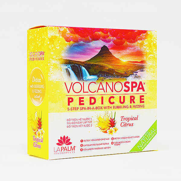 Volcano Spa Pedicure Kit - Tropical Citrus Case of 36 by LaPalm – Sunny ...